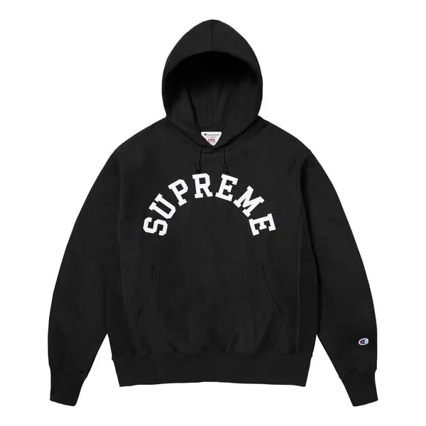 Supreme Champion Hooded Sweatshirt - Black