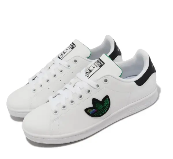 Adidas Originals Stan Smith Sneakers - White/black/green