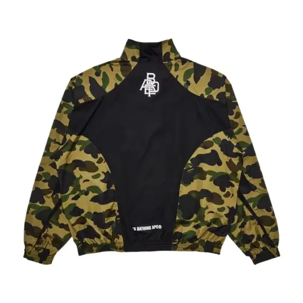 A BATHING APE 1st Camo Stand Collar Track Jacket