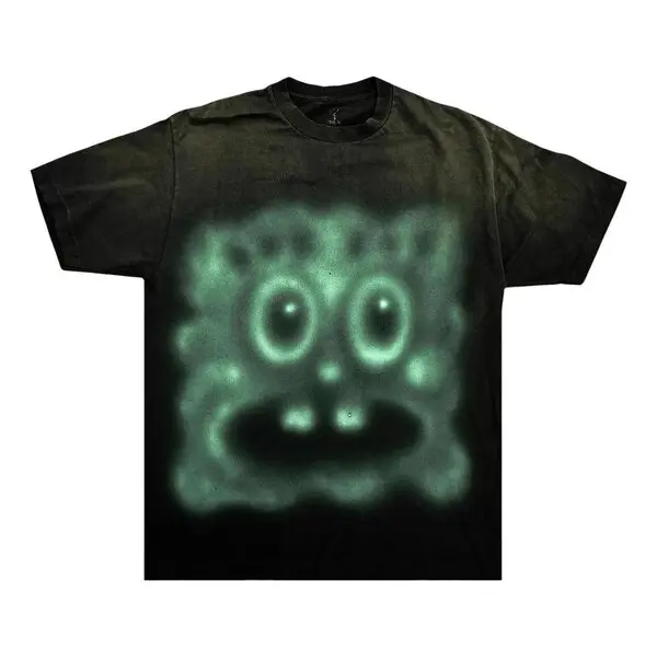 TRAVIS SCOTT X Spongebob Krabby Patty T-shirt - Black