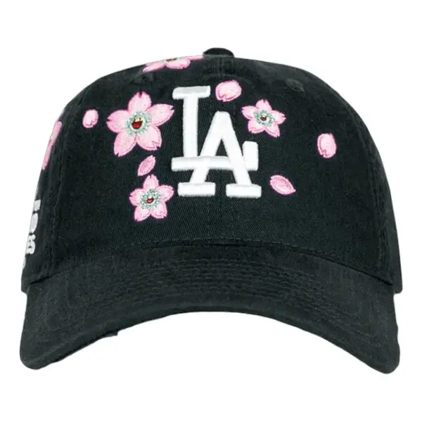 New Era X Takashi Murakami X Mlb World Tour Tokyo Series Dodgers Strapback Hat - Black