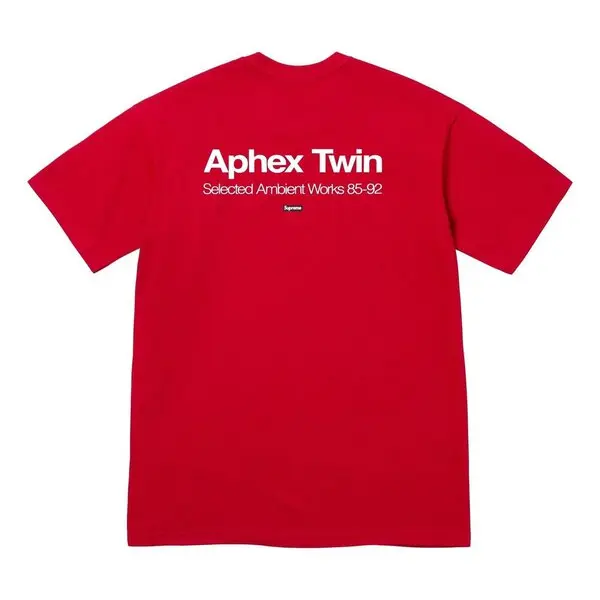 Supreme X Aphex Twin Ambient Works T-shirt - Red