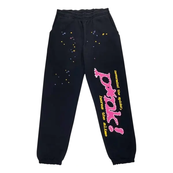 SP5DER P*nk Sweatpants 'black