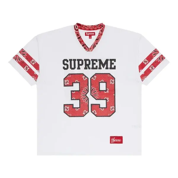 Supreme Bandana Football Jersey - White