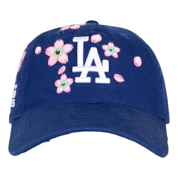 New Era X Takashi Murakami X Mlb World Tour Dodgers Strapback Hat - Blue