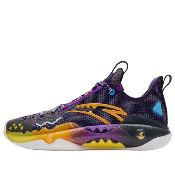 ANTA X Kyrie Irving Shock Wave 5 Pro 'agility' Sneakers - Purple/grey