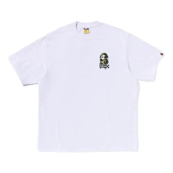 A BATHING APE Floral Ape Head Relaxed Fit Tee