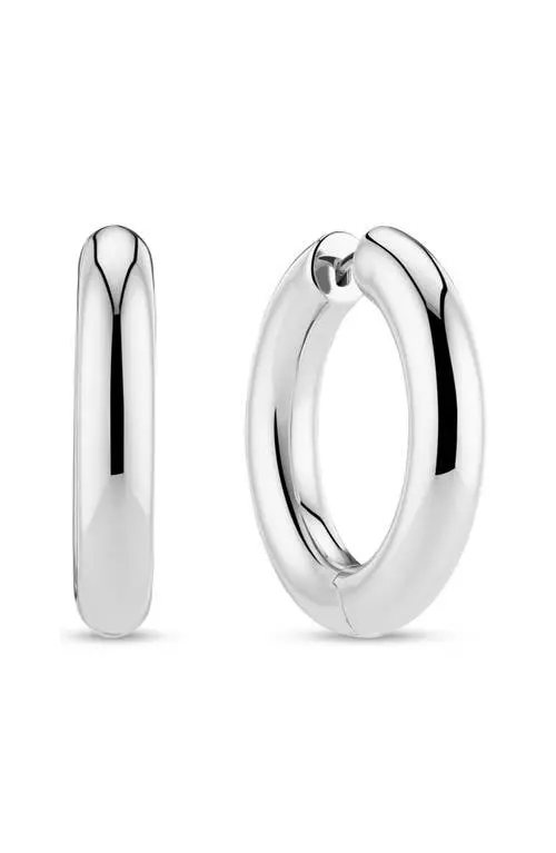 SIF JAKOBS JEWELLERY Carrara Hoop Earrings - Sterling Silver