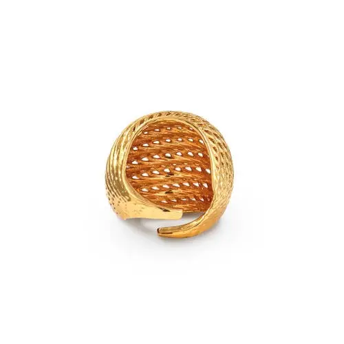 LAMINAR JEWELRY Flow Ball Ring - Gold