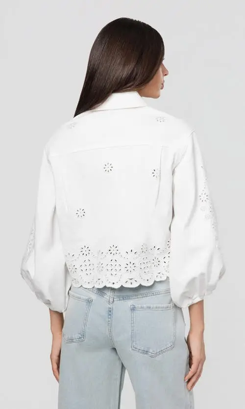 Generation Love Lumere Embroidered Denim Jacket