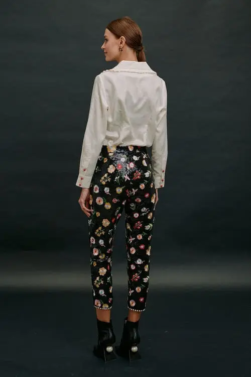 SKYLENCE Derling Embroidered Trousers