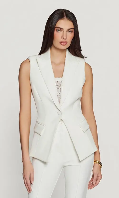 Generation Love Rialto Crepe Sleeveless Blazer