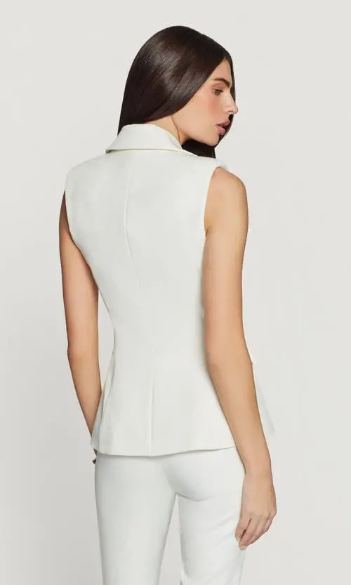 Generation Love Rialto Crepe Sleeveless Blazer