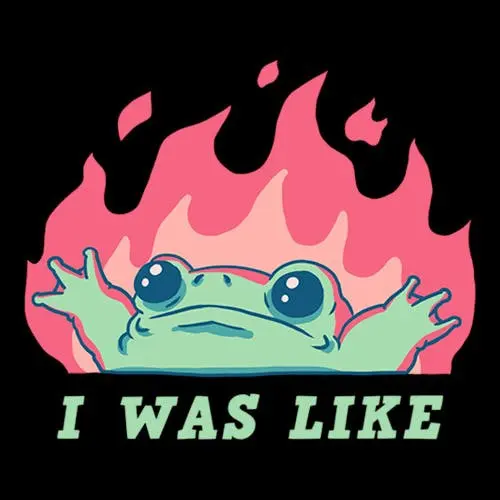 LOST GODS I Was Like Frog On Fire Short Sleeve Graphic T-shirt