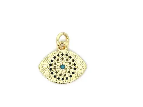 GEMINI JEWELRY Blue Evil Eye Charm Pendant