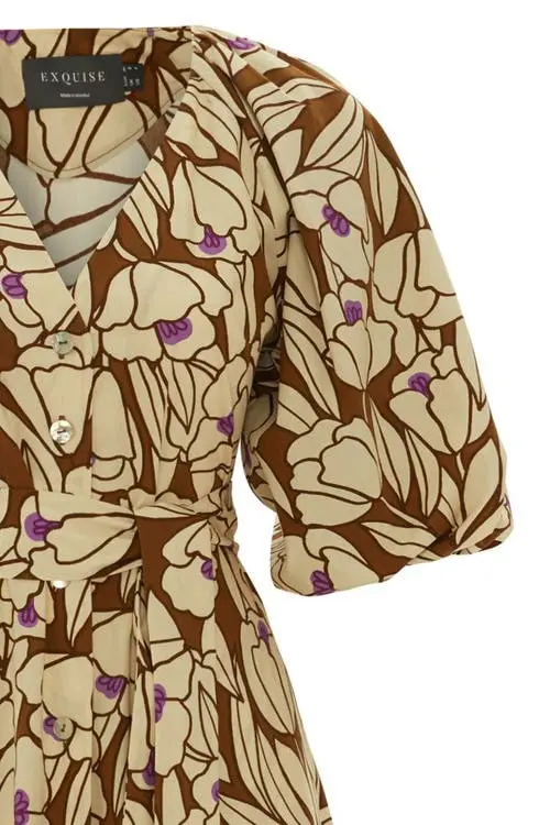 EXQUISE Bobo Midi Dress