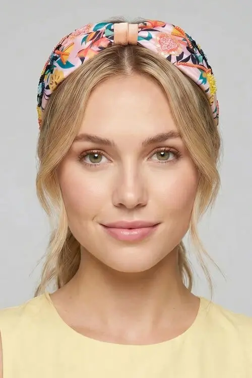 HAIR DRAMA CO. Tropical Bloom Knotted Headband