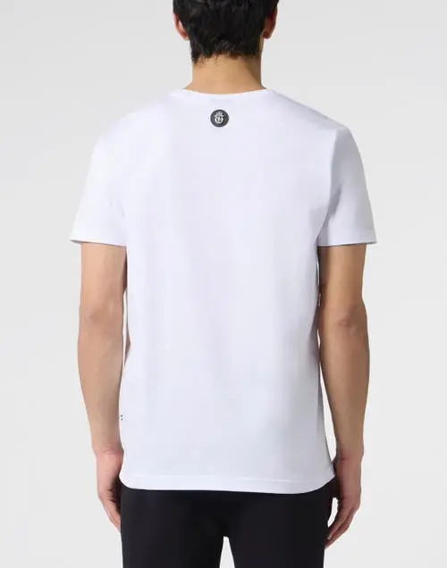 BILLIONAIRE Round Neck T-shirt Baroque - White