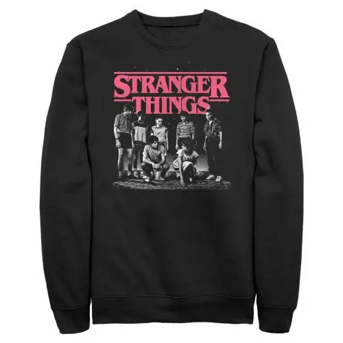 STRANGER THINGS Title Logo Faded Sweatshirt