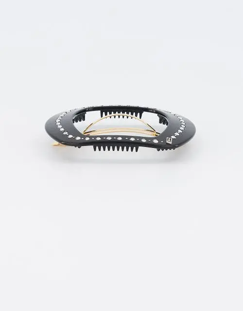 Alexandre De Paris Palais Royal Strass Acetate Barrette