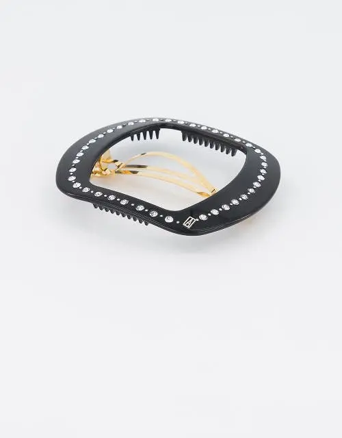 Alexandre De Paris Palais Royal Strass Acetate Barrette