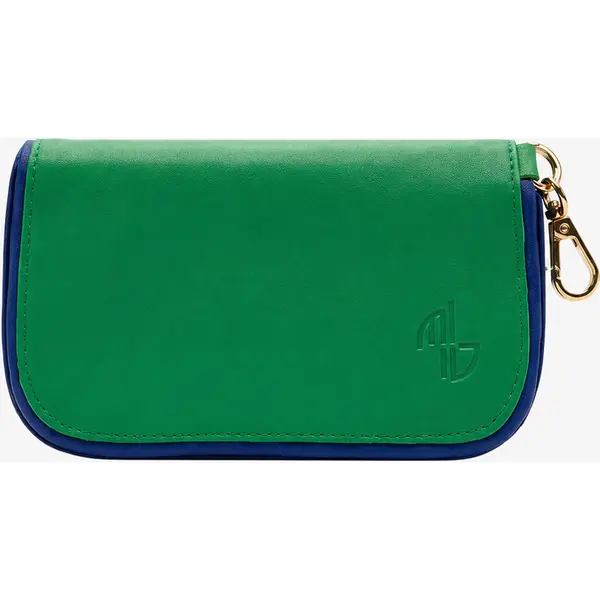 MINE BILGI Luni Leather Eyewear Case Bag Charm - Green