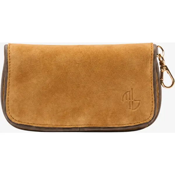 MINE BILGI Luni Leather Eyewear Case Bag Charm - Honey