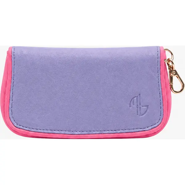 MINE BILGI Luni Leather Eyewear Case Bag Charm - Lilac