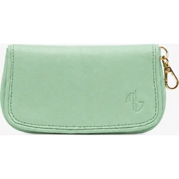 MINE BILGI Luni Leather Eyewear Case Bag Charm - Turquoise