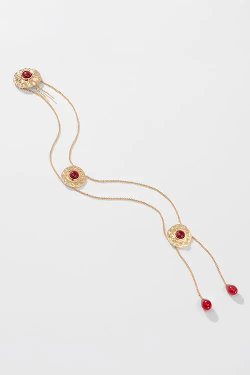 HAIR DRAMA CO. Scarlet Cascade Hair Chain