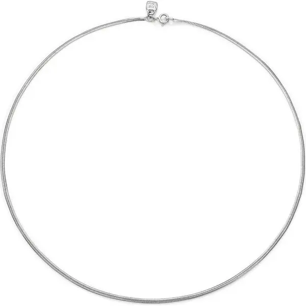UNODE50 Sterling Flat Chain - Silver