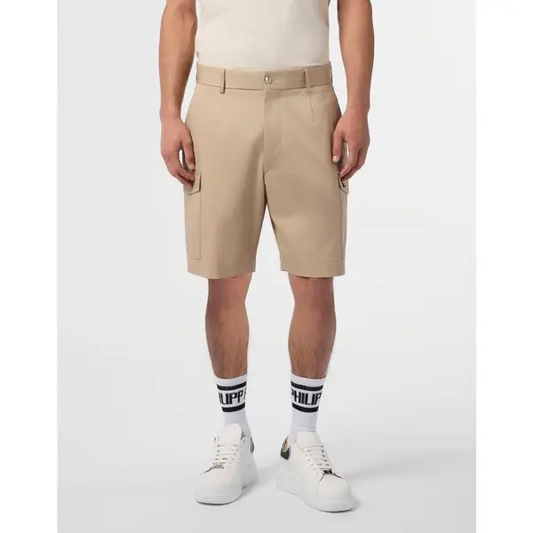 Philipp Plein Cargo Shorts - Beige