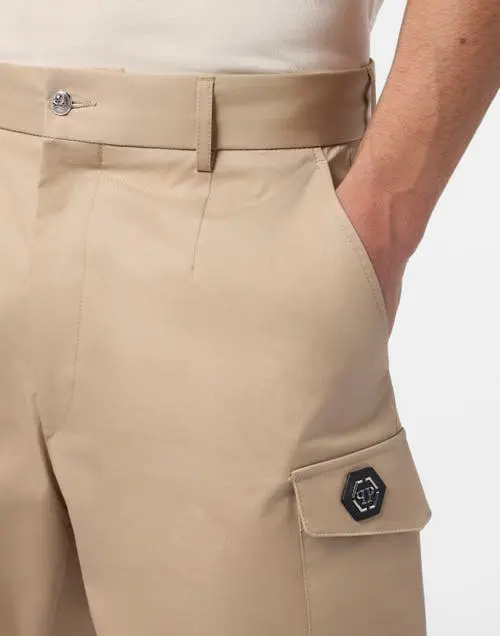 Philipp Plein Cargo Shorts - Beige