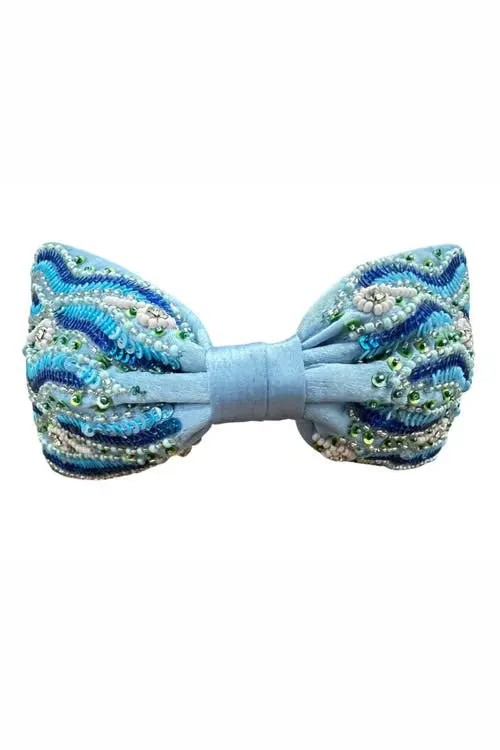 HAIR DRAMA CO. Ocean Breeze Sequin Knotted Headband