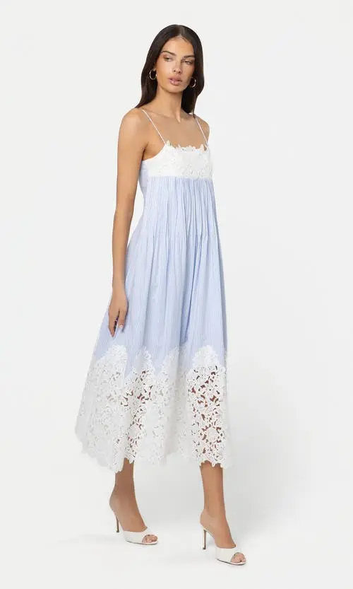 Generation Love Juniper Lace Combo Seersucker Dress