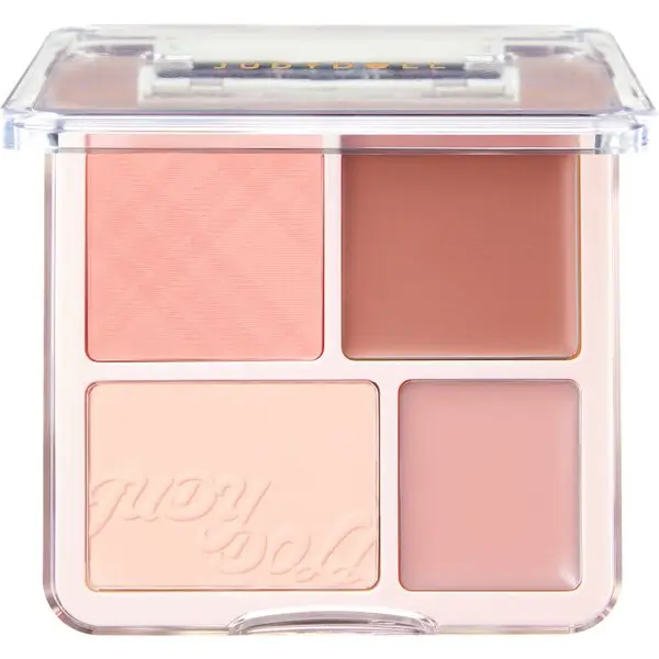 JUDYDOLL Blush & Highlight Cheek Palette - #04 Sunbath