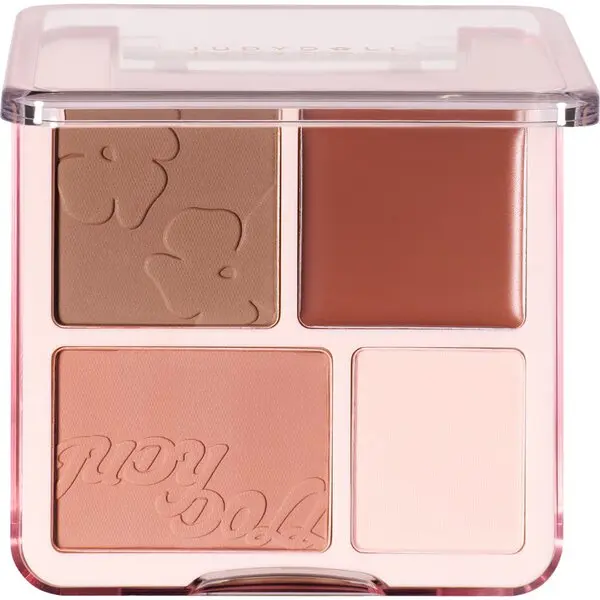 JUDYDOLL Blush & Highlight Cheek Palette - #101 Bare Essential
