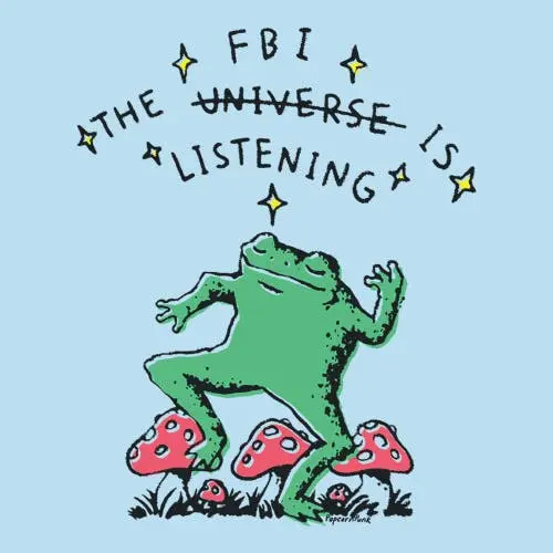 LOST GODS The Universe Is Listening Frog Short Sleeve Graphic T-shirt
