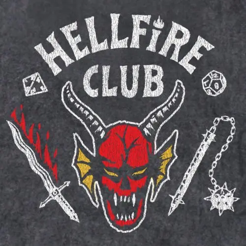 STRANGER THINGS Hellfire Club Costume Pull Over Hoodie