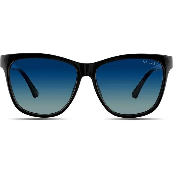 VELVET EYEWEAR Peace Sunglass - Black