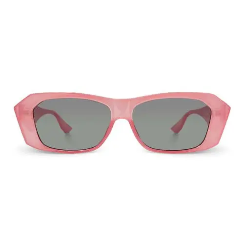 YOUZEY Seabreeze Rectangular Full Rim Sunglasses - Pink