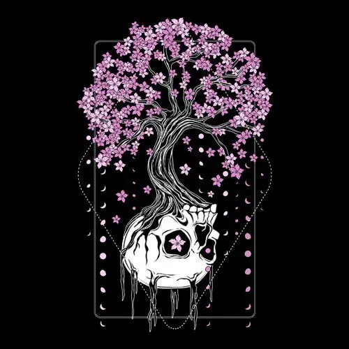LOST GODS Skull Tree Growth Graphic T-shirt