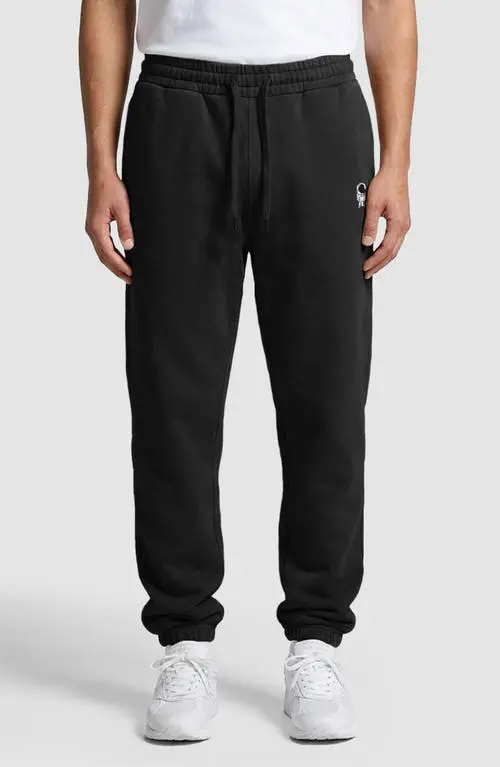 DALIX Astronaut Midweight Fleece Regular Fit Track Pants - Black