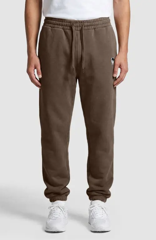 DALIX Astronaut Midweight Fleece Regular Fit Track Pants - Walnut