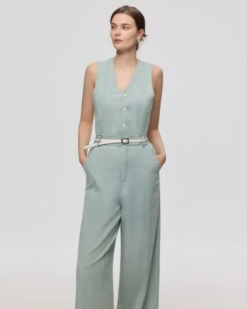 JUANA Nahla Chambray Jumpsuit