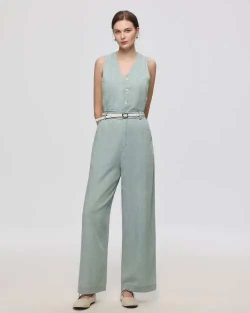 JUANA Nahla Chambray Jumpsuit