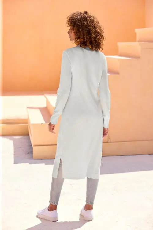 LASCANA Long Open Front Cardigan