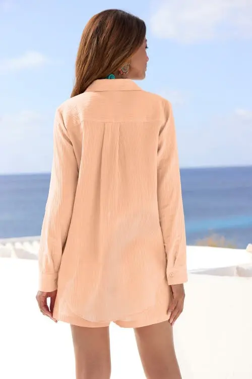LASCANA Oversized Button Down Blouse