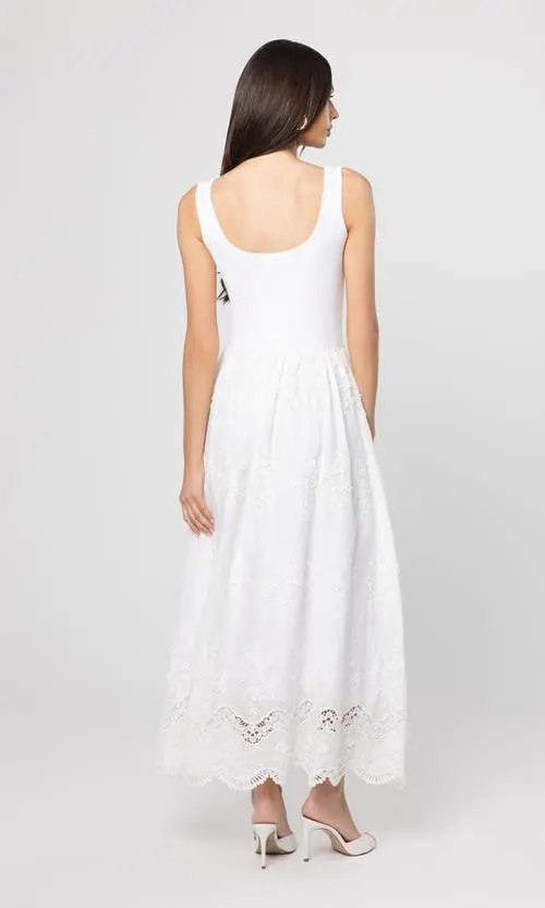 Generation Love Leann 3d Voile Combo Midi Dress