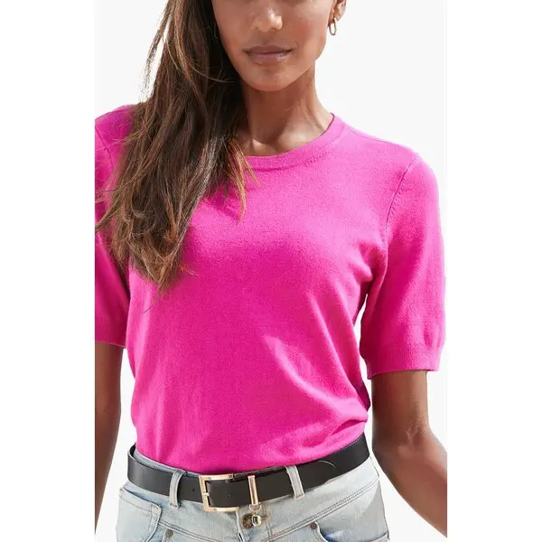 LASCANA Short Sleeve Sweater